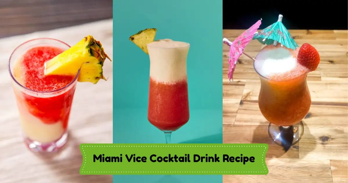 Miami Vice Cocktail Drink Recipe: How To Make At Home
